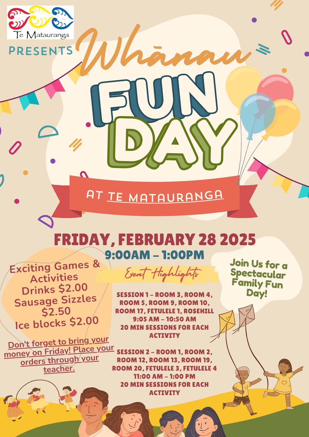 Whānau Fun Day 2025 — Te Matauranga School
