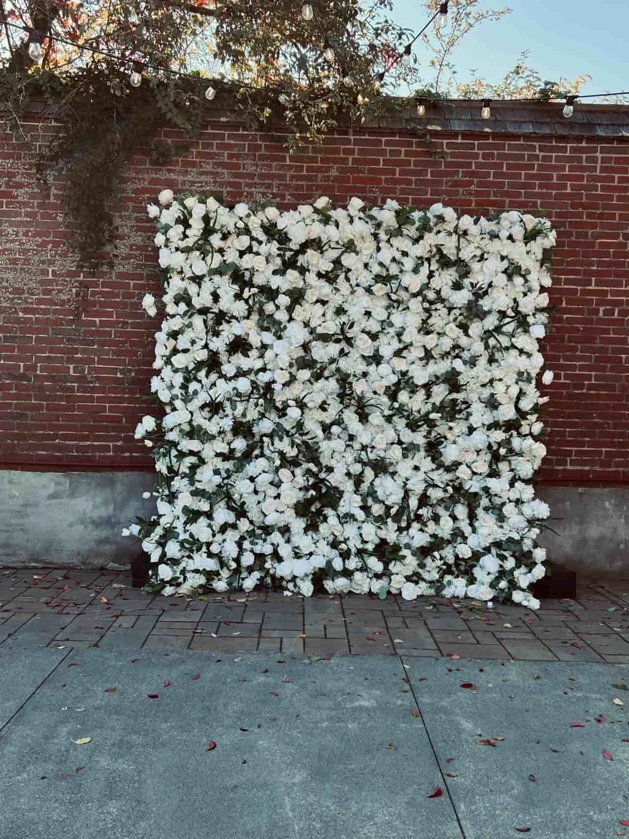 Kate Wall (green with white roses)