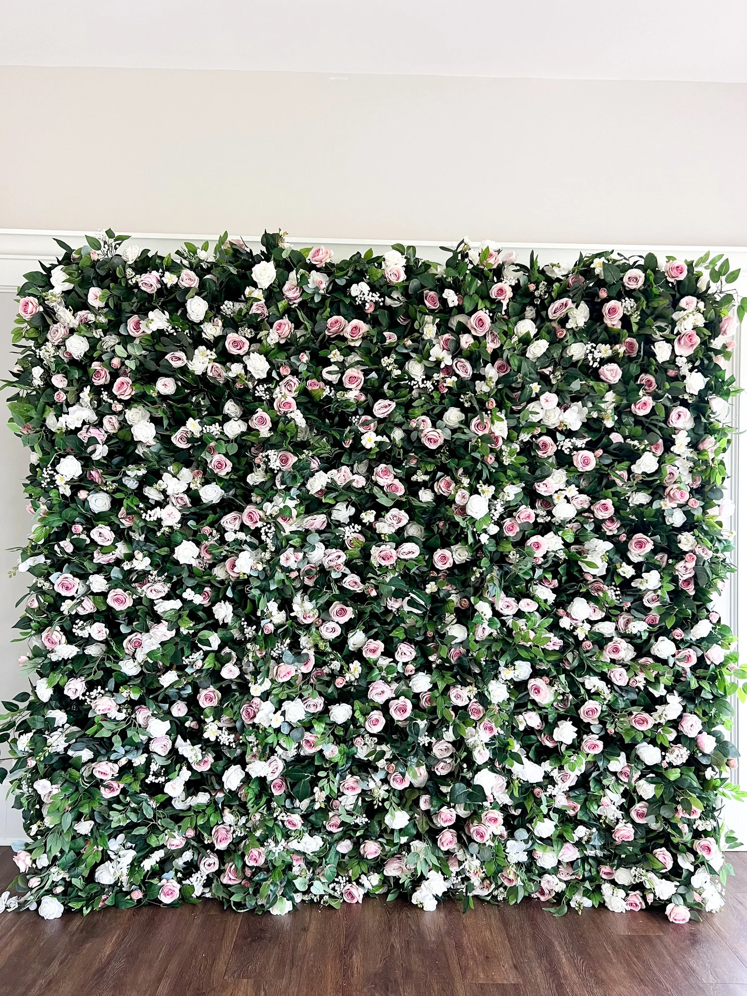 Greenery Wall Backdrop — Boston Lets Party - Flower Wall Company ...