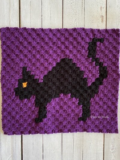 Crochet Halloween C2C Squares — Pops de Milk - Fun and Nerdy Crochet ...