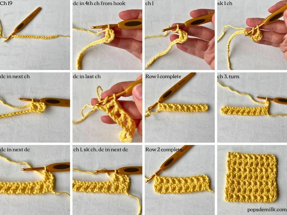 How to Crochet Filet Crochet — Pops de Milk - Fun and Nerdy Crochet ...