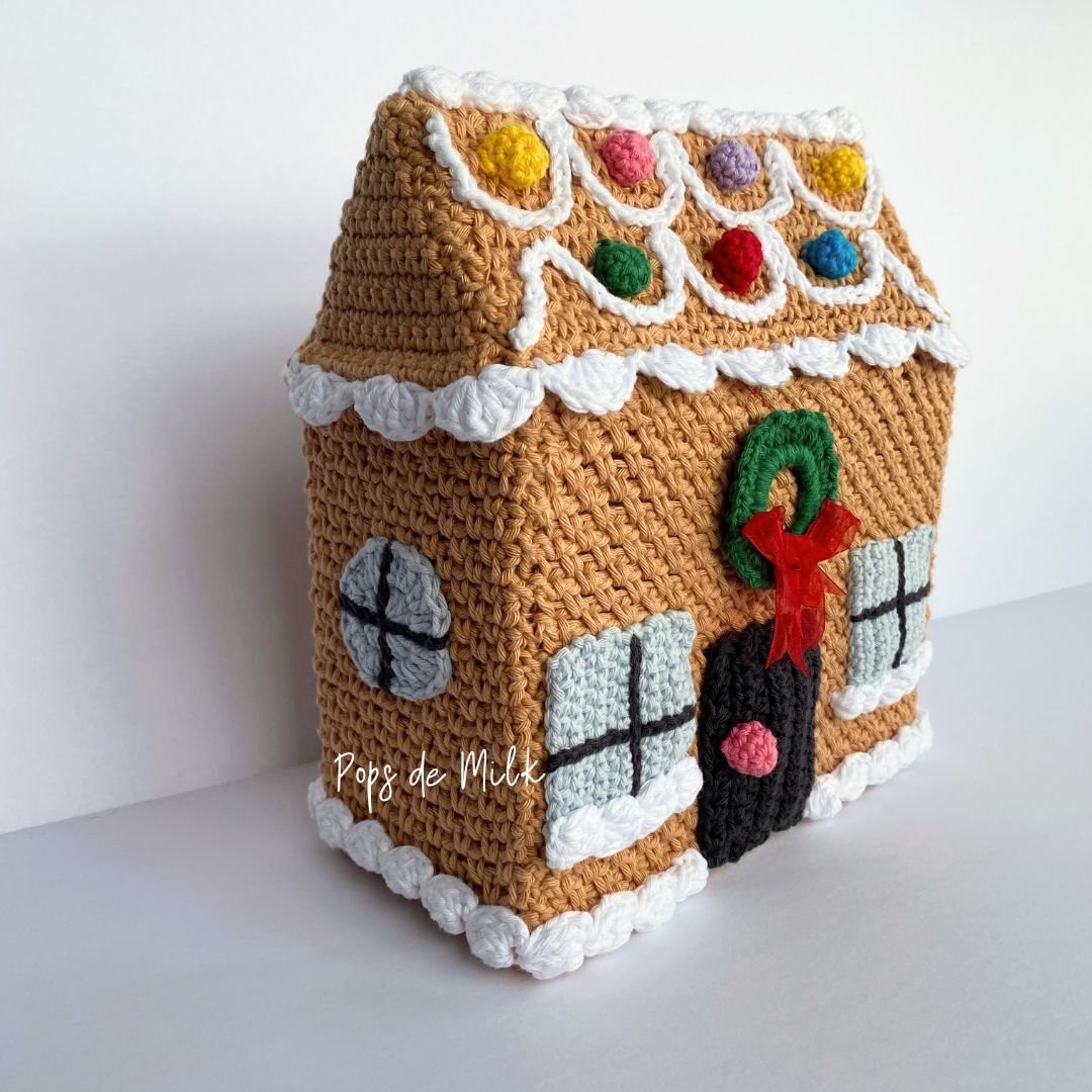 Gingerbread House Bag — Pops de Milk - Fun and Nerdy Crochet Patterns
