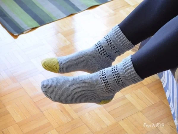 April Socks — Pops de Milk - Fun and Nerdy Crochet Patterns