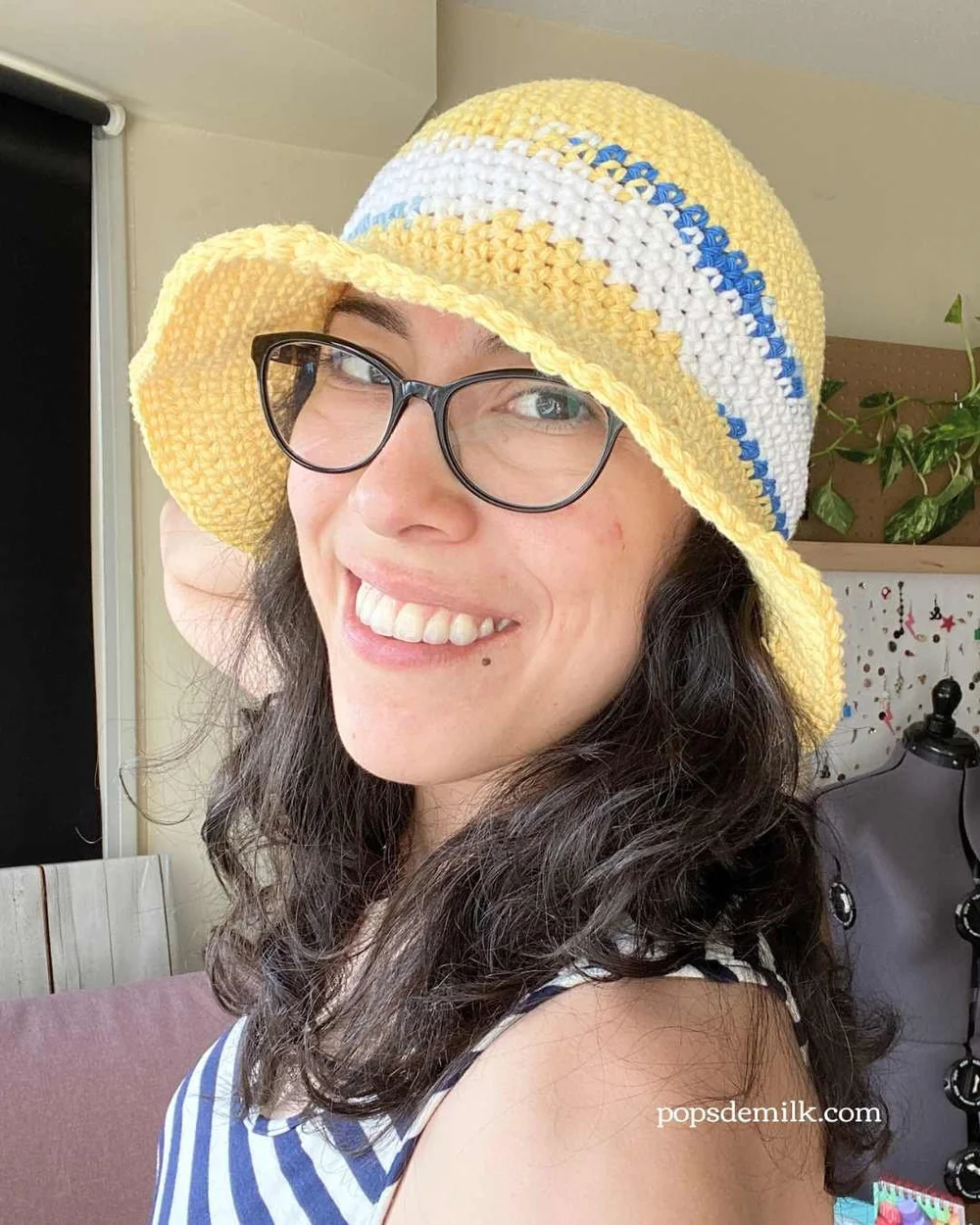 Crochet Summer Bucket Hat Pattern — Pops de Milk - Fun and Nerdy ...