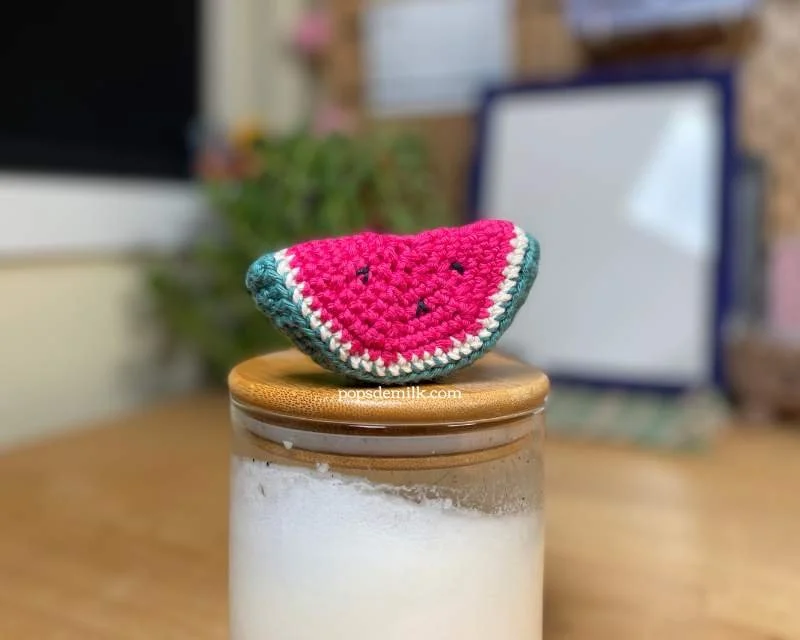 How to Crochet a Watermelon Amigurumi — Pops de Milk - Fun and Nerdy ...
