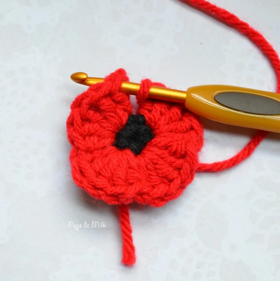 Remembrance Day Poppy Crochet Pattern — Pops de Milk - Fun and Nerdy ...