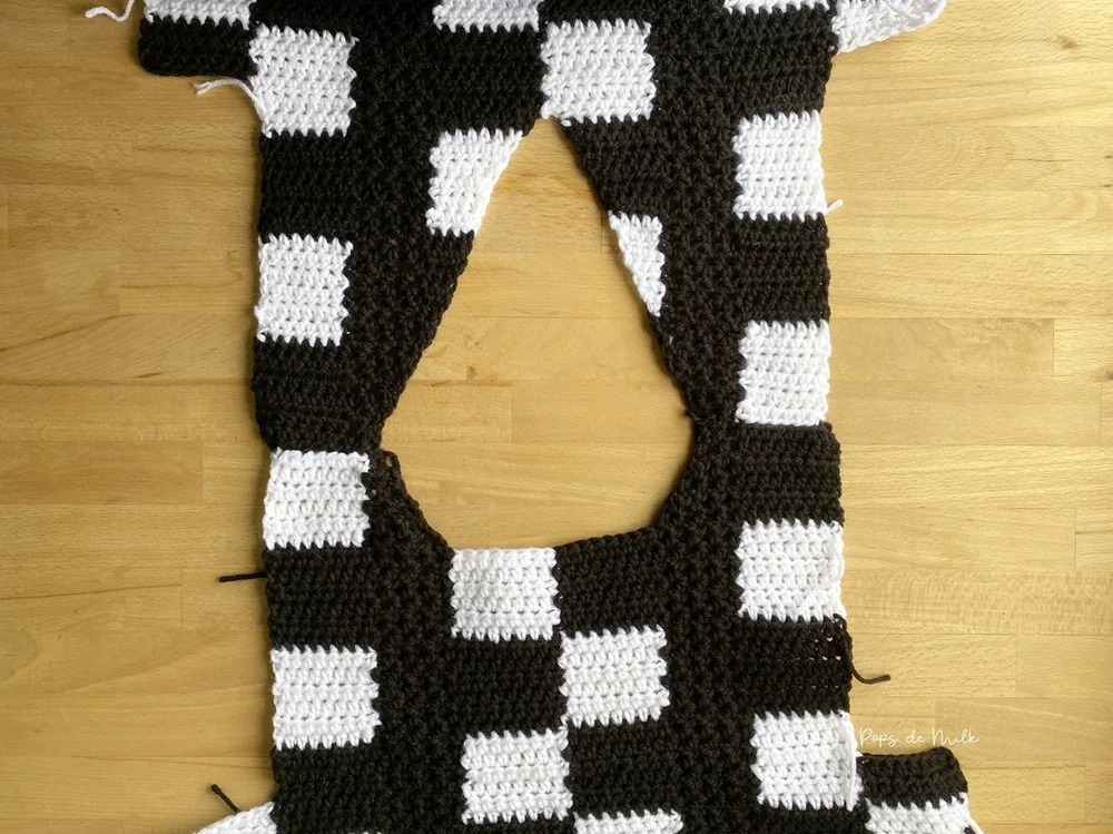 Wednesday Checkered Vest - Crochet Pattern — Pops de Milk - Fun and ...