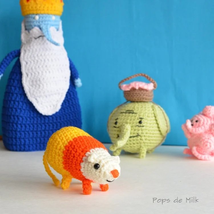 Science the Candy Corn Rat Crochet Pattern — Pops de Milk - Fun and ...