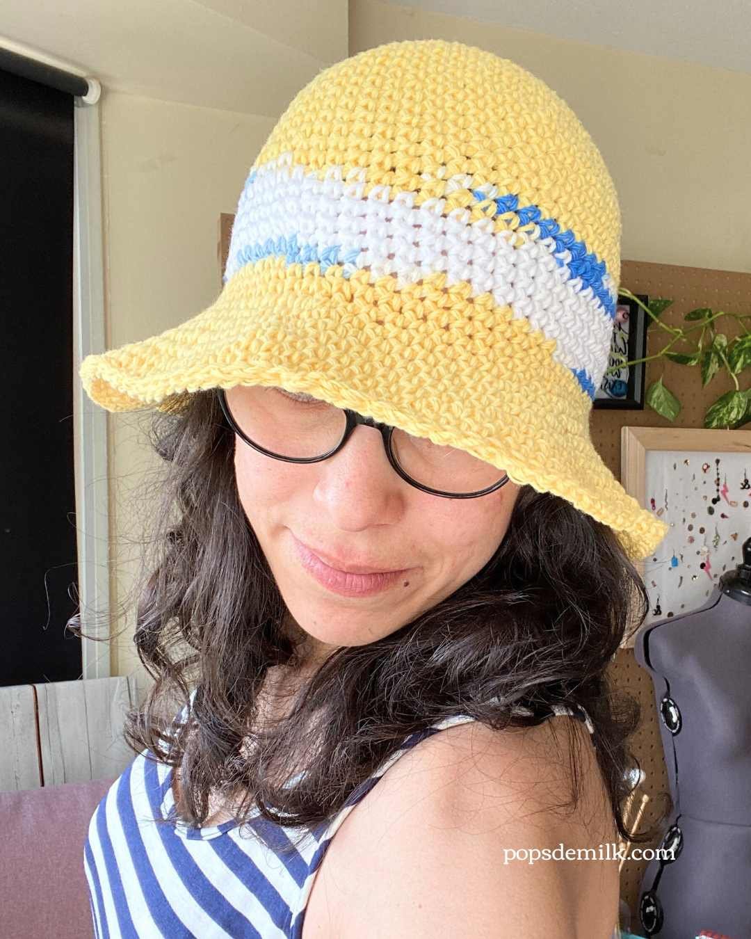 Crochet Summer Bucket Hat Pattern — Pops de Milk - Fun and Nerdy ...