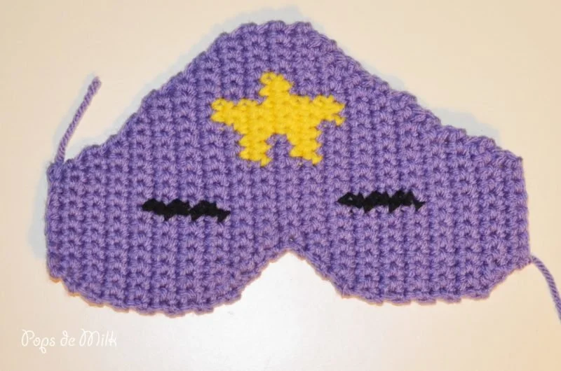 Crochet Lumpy Space Princess Sleeping Mask — Pops de Milk - Fun and ...