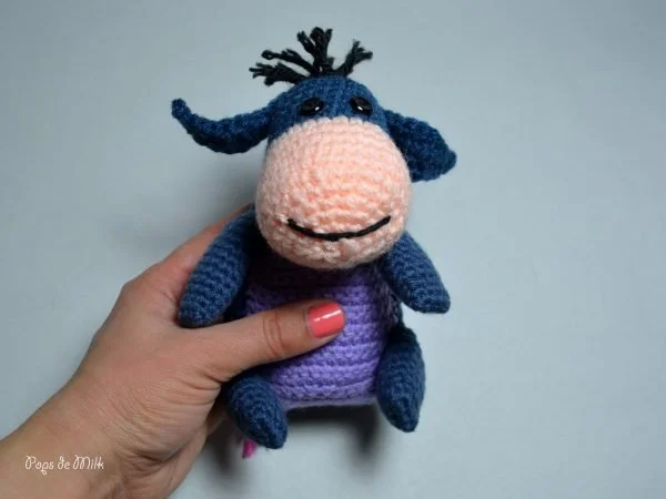 Crochet Eeyore Amigurumi Pattern — Pops de Milk - Fun and Nerdy Crochet ...