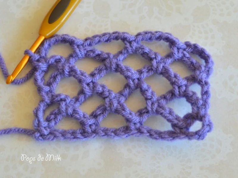 How to Crochet the Trellis Stitch — Pops de Milk - Fun and Nerdy ...