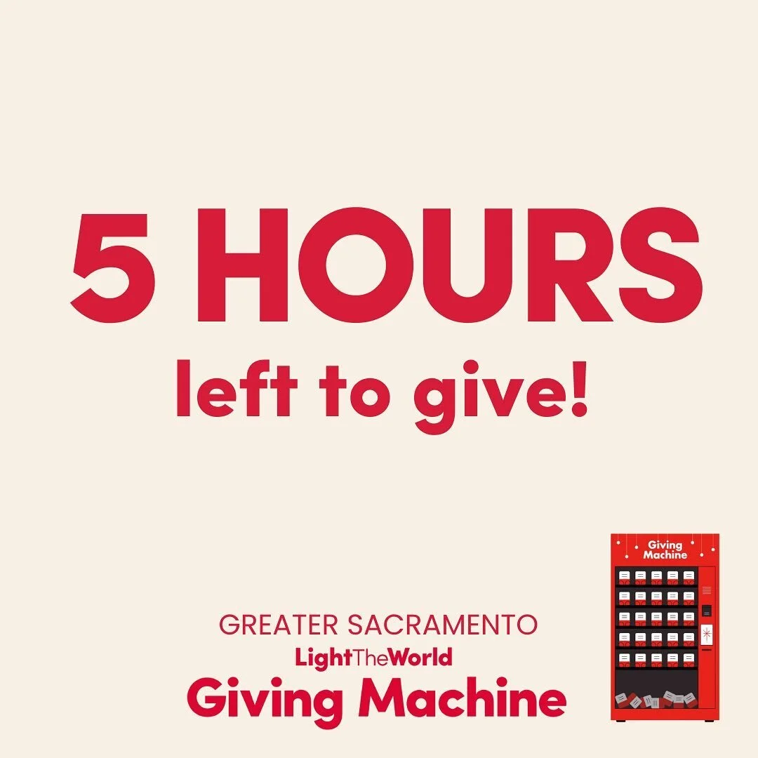 Giving Machine Greater Sacramento
