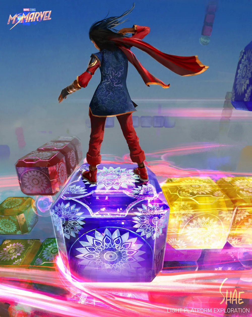 Ms. Marvel Concept Development-Illustrations, Drawings, Keyframes ...