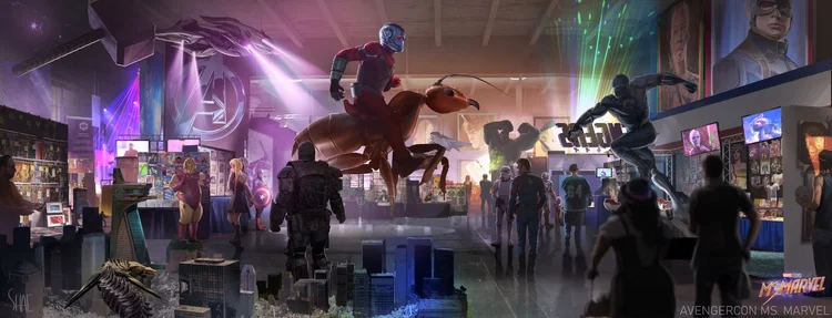 Ms. Marvel Concept Development-Illustrations, Drawings, Keyframes ...