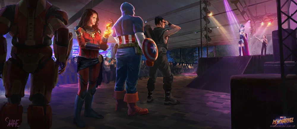 Ms. Marvel Concept Development-Illustrations, Drawings, Keyframes ...