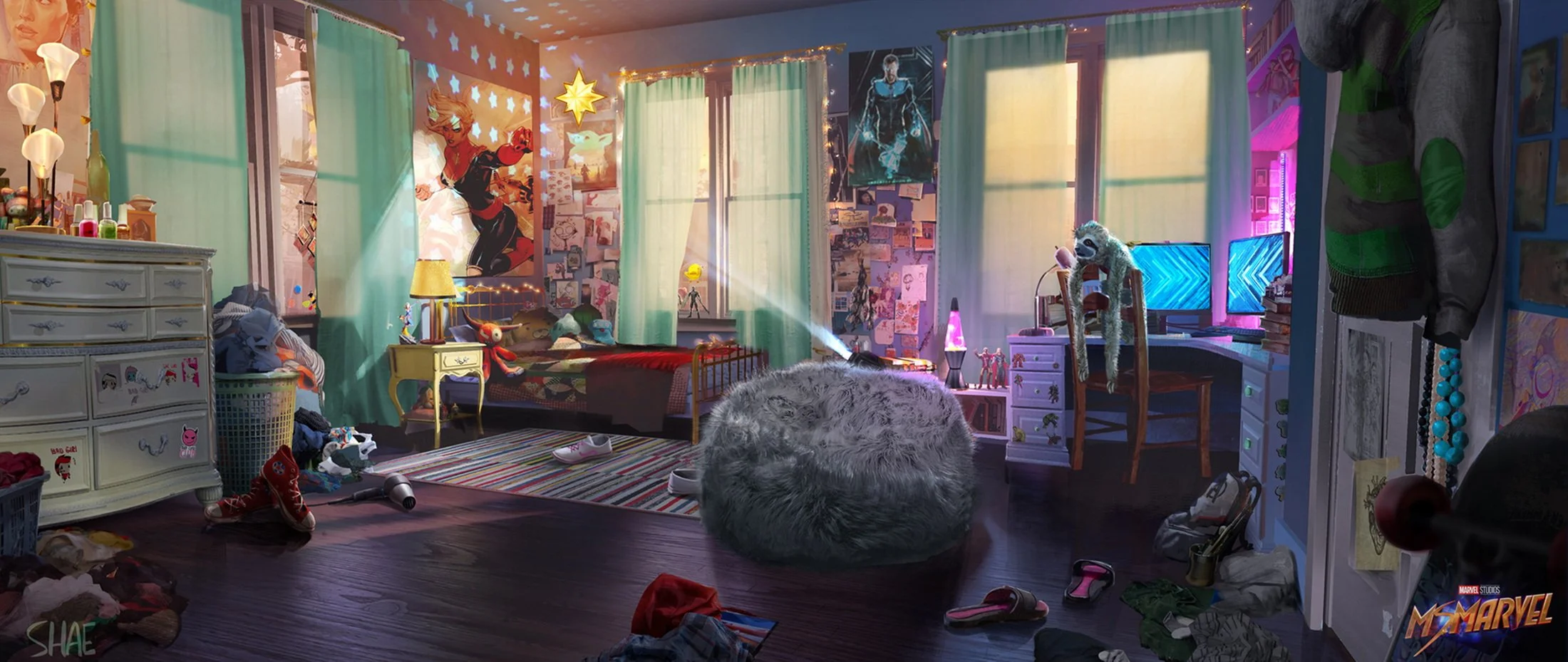 Ms. Marvel Concept Development-Illustrations, Drawings, Keyframes ...