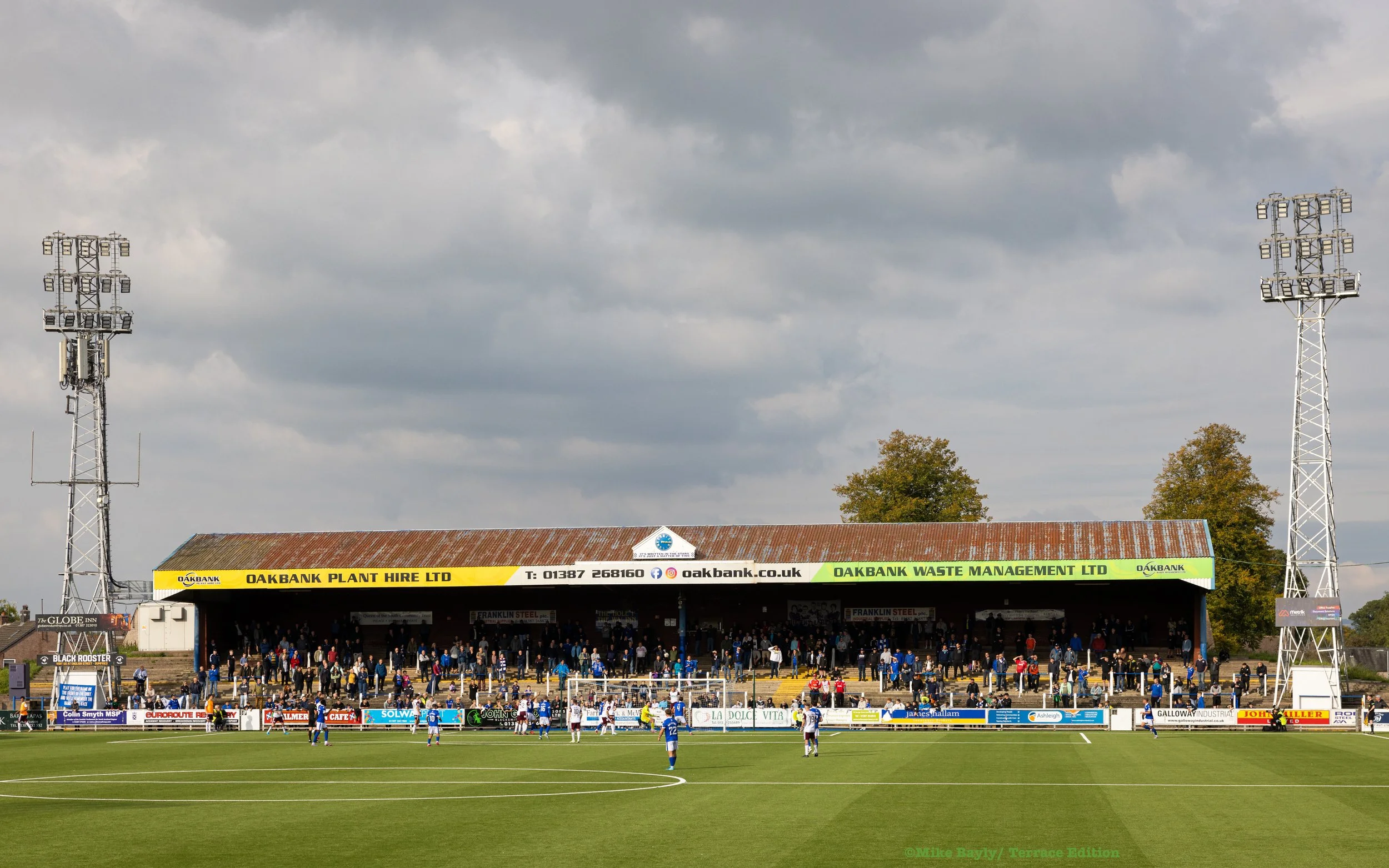 The Beautiful South, burning time at Queen of the South FC. — Terrace ...