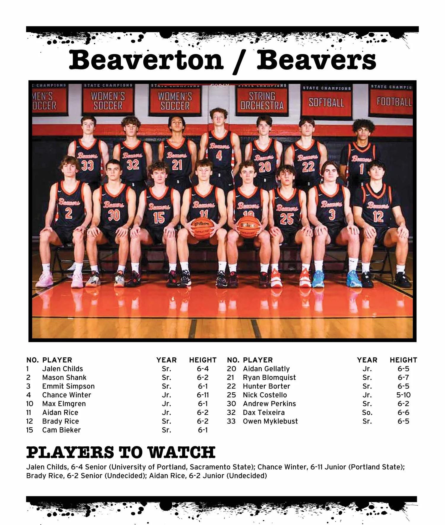 Beaverton Beavers | Join the Action Today! — lesschwabinvitational