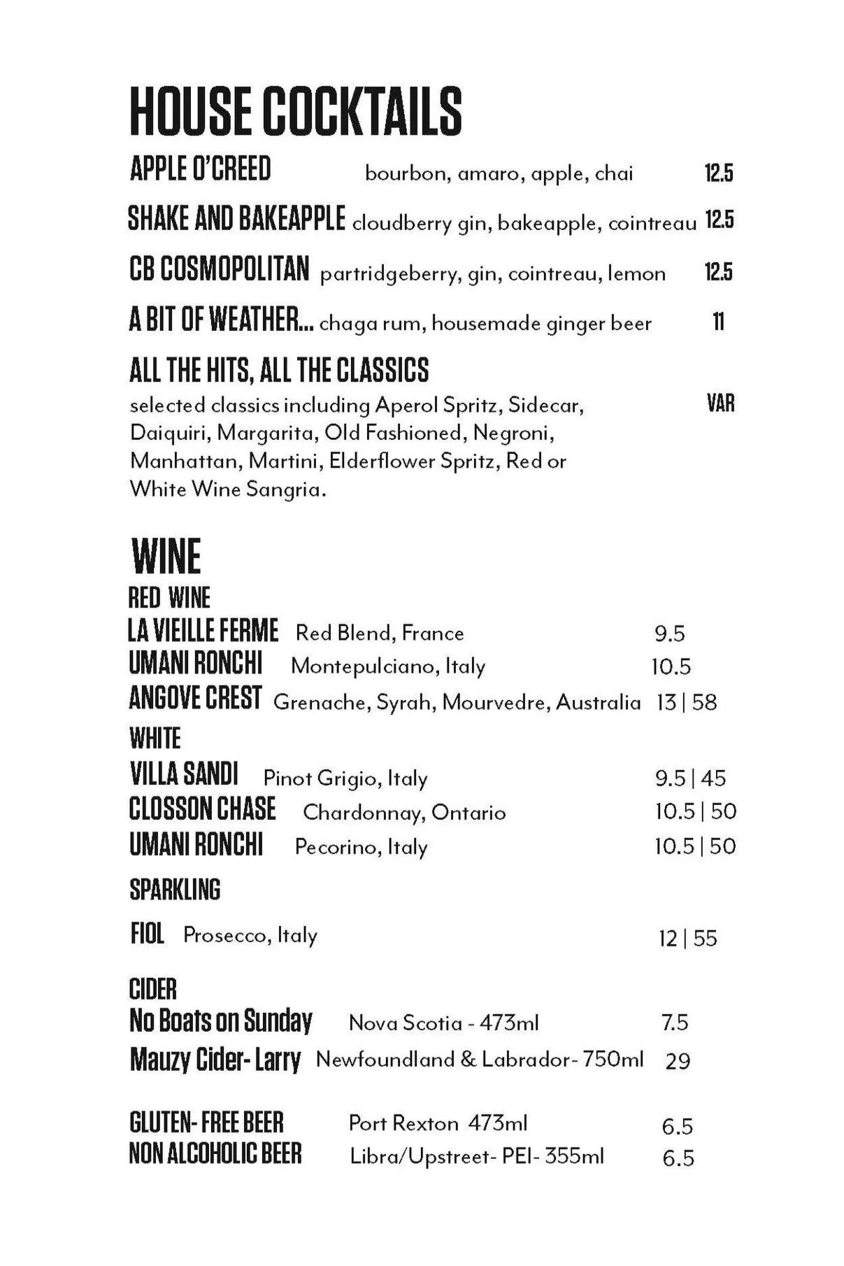 Drinks — Hew & Draw Hotel