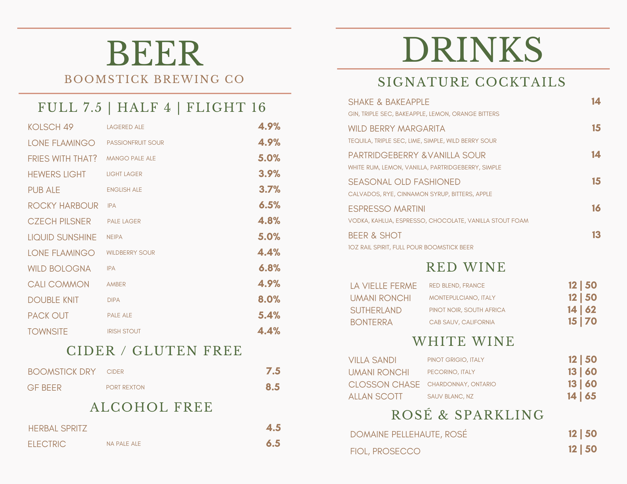 Drinks — Hew & Draw Hotel