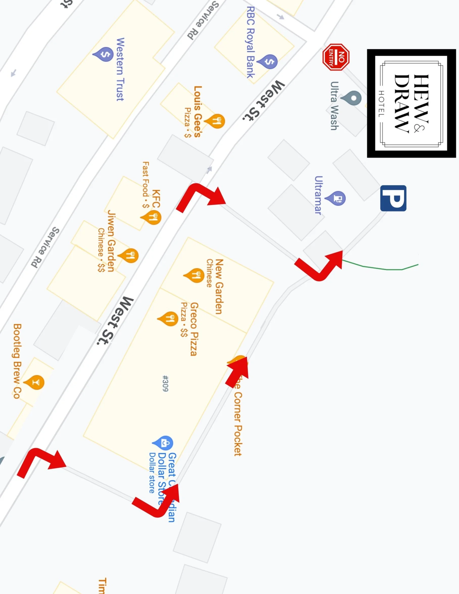 Parking | Convenient Parking Options — Hew & Draw Hotel