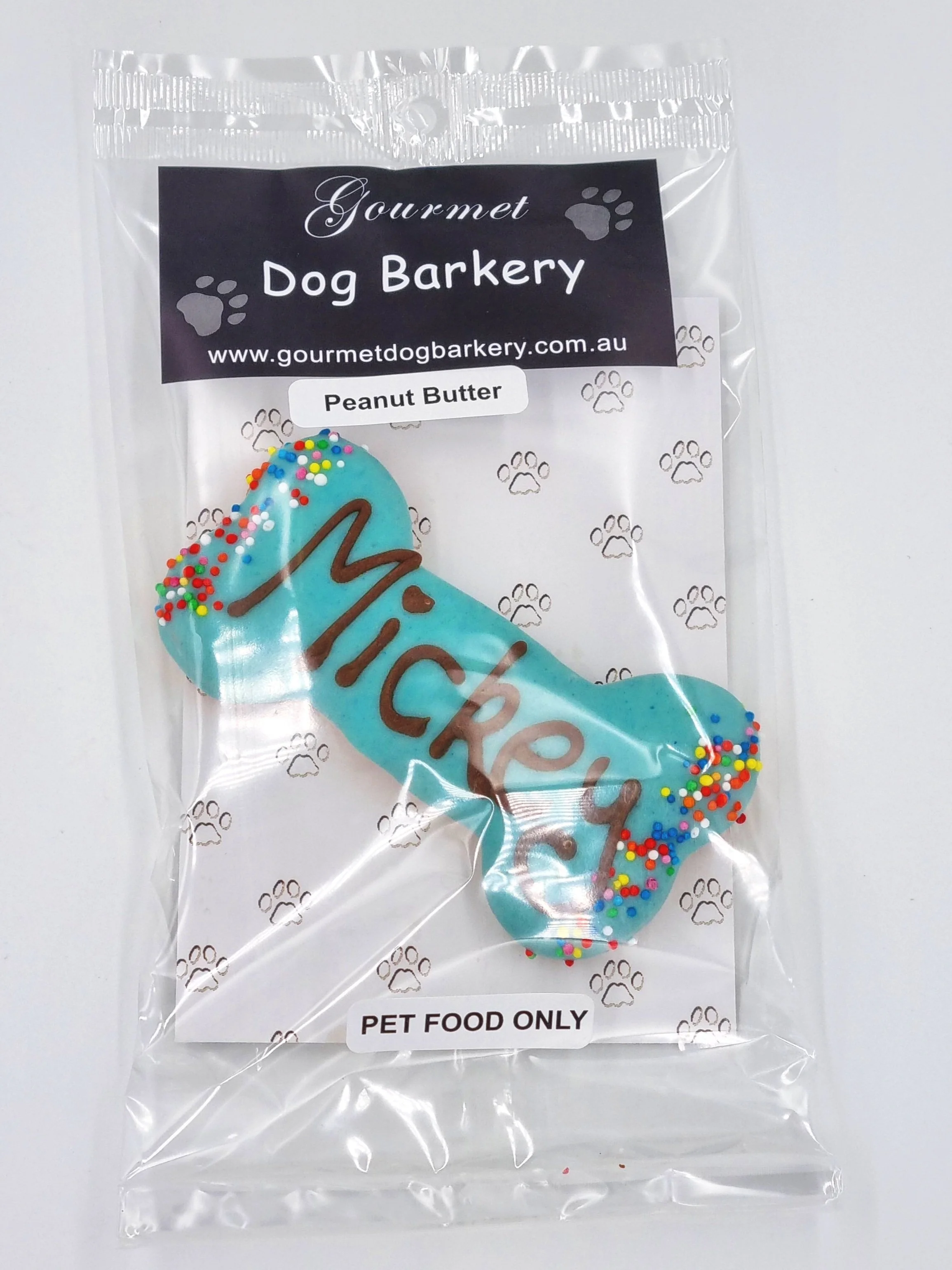 Gender Reveal Dog Cake — Gourmet Dog Barkery