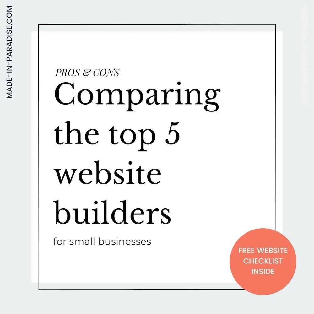 Comparing the top website builders for 2024
