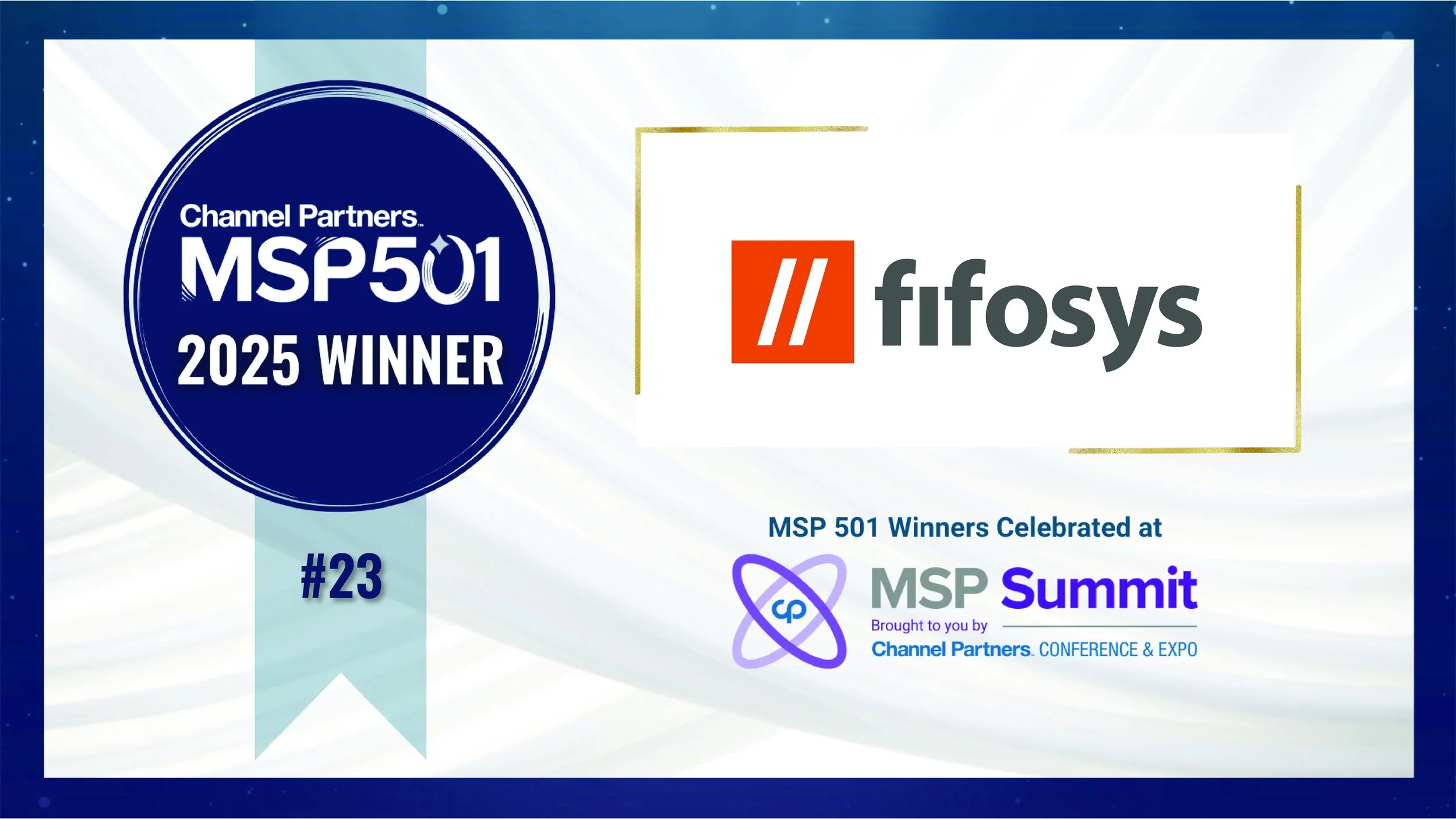Fifosys Ranked #1 in the UK and Europe on the 2025 Channel Partners MSP ...