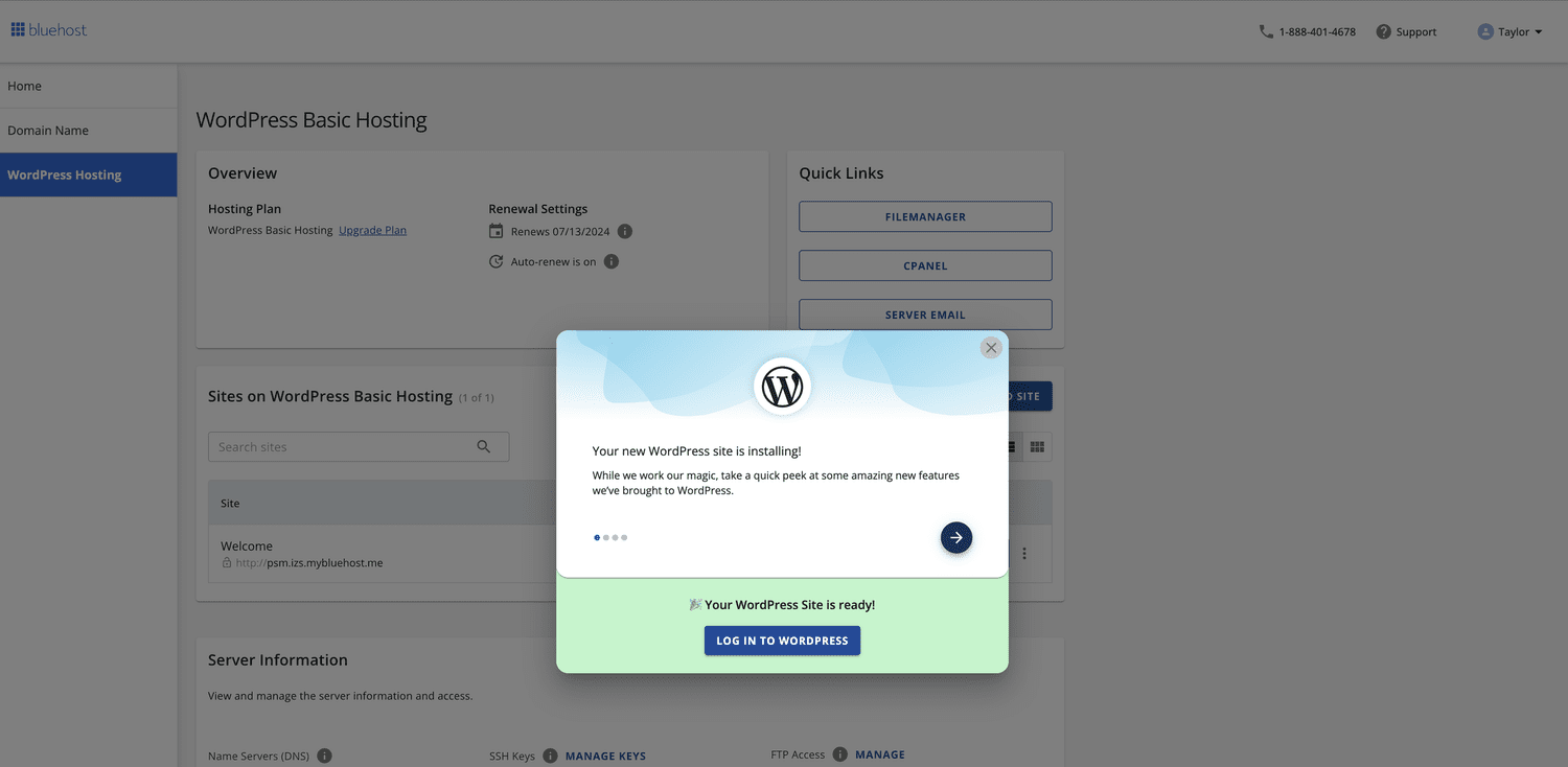 Day One — TaylorStanford.com