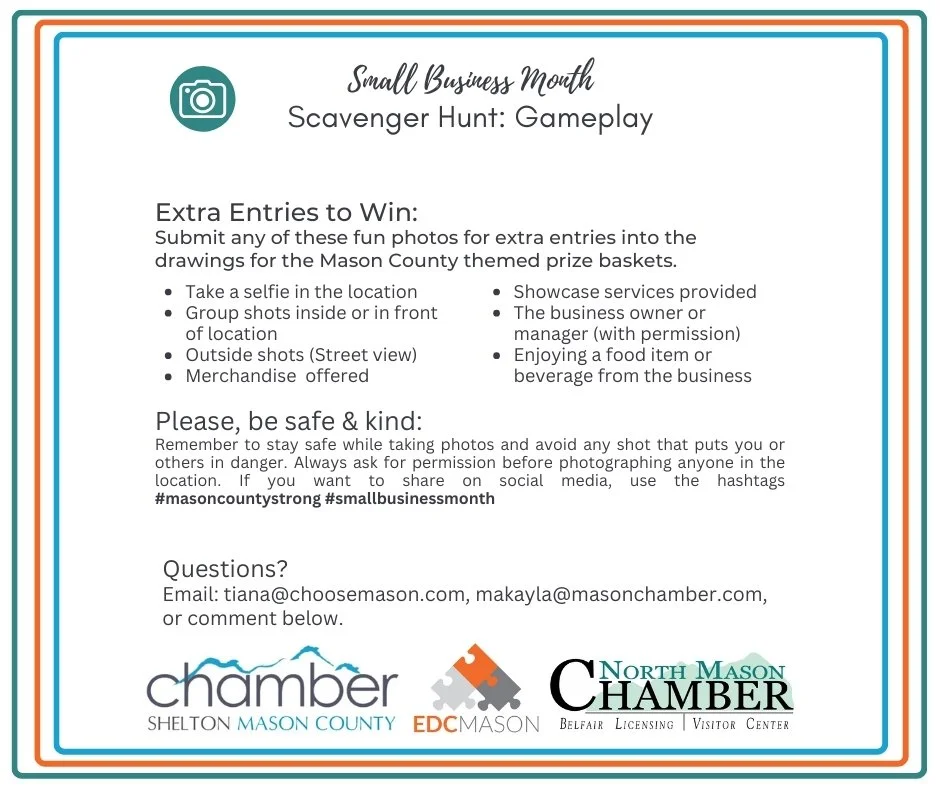 May Kicks Off Mason County Small Business Scavenger Hunt — MasonEDC