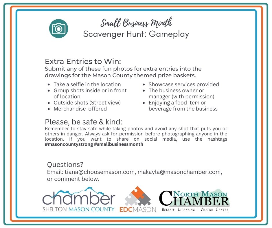 May Kicks Off Mason County Small Business Scavenger Hunt — MasonEDC