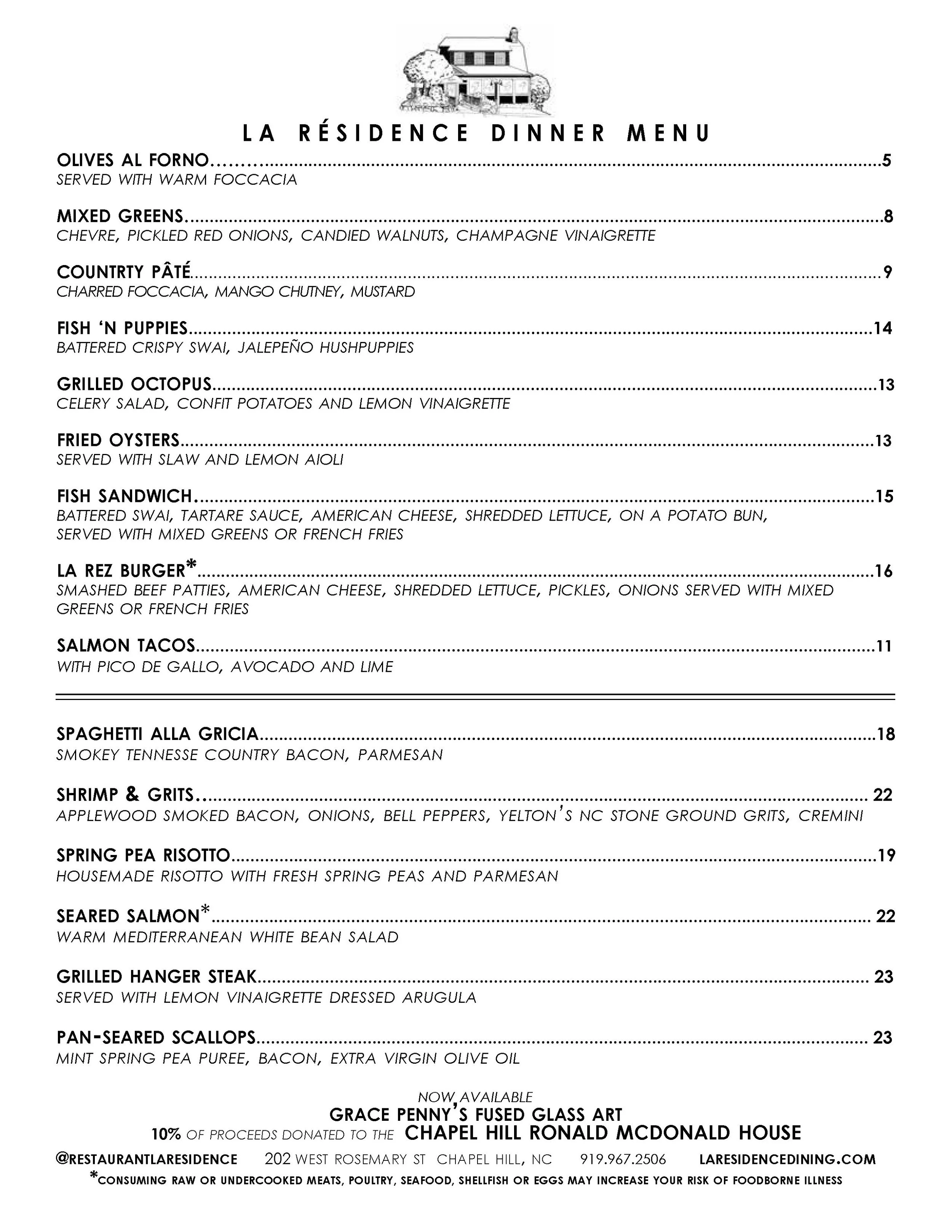 Eat — La Residence