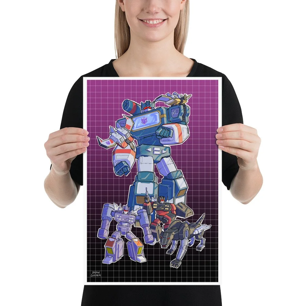 Soundwave and Friends Print — Brian Shearer