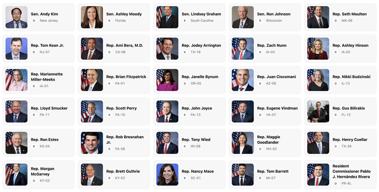 Full List: Senators & Representatives Giving Up Pay During the 2025 U.S ...