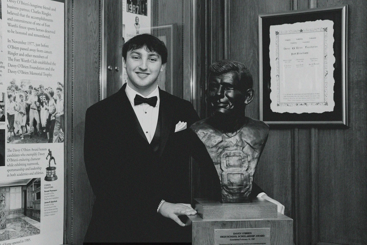 The Davey O'Brien High School Scholarship Award