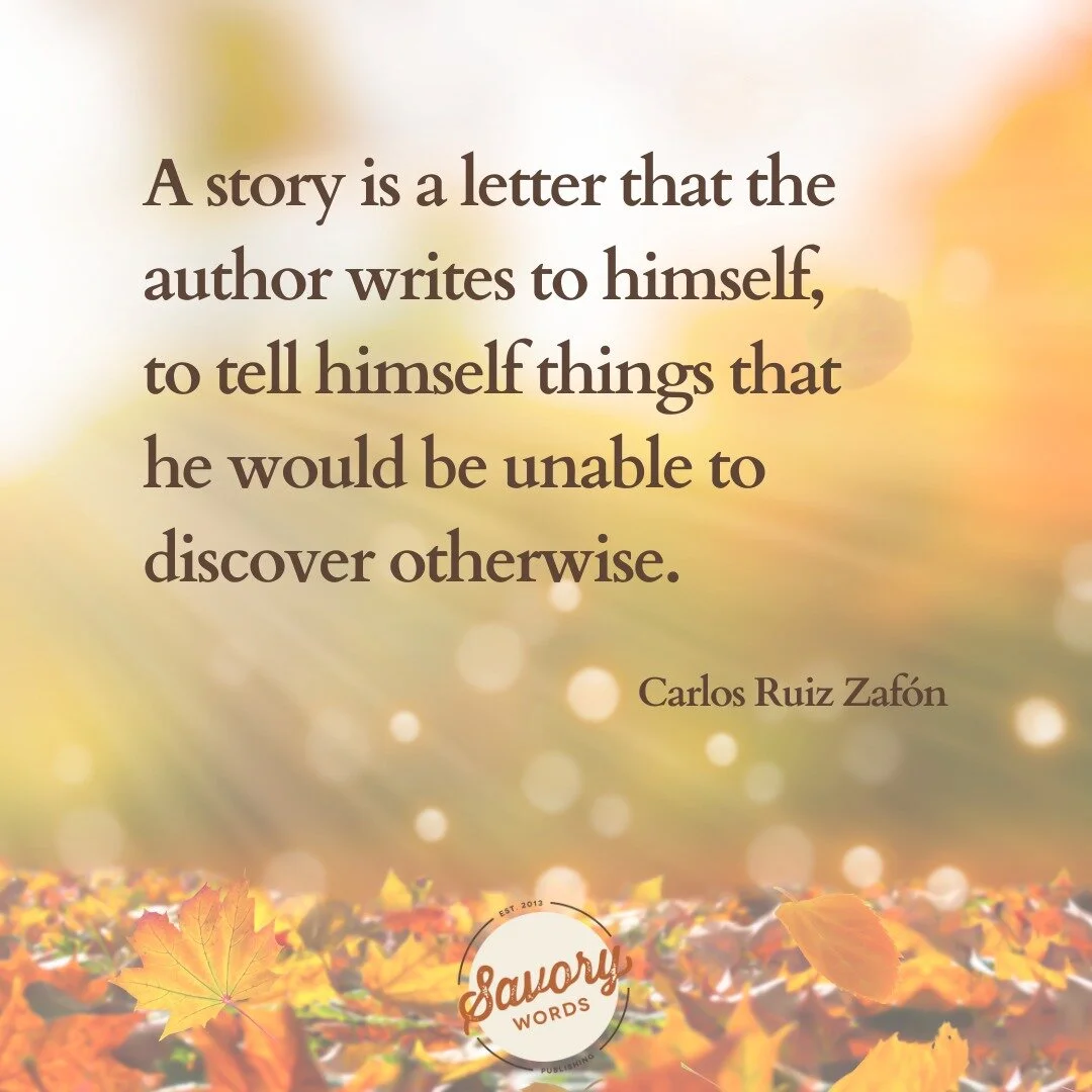 The thrill of a printed book — Savory Words Publishing