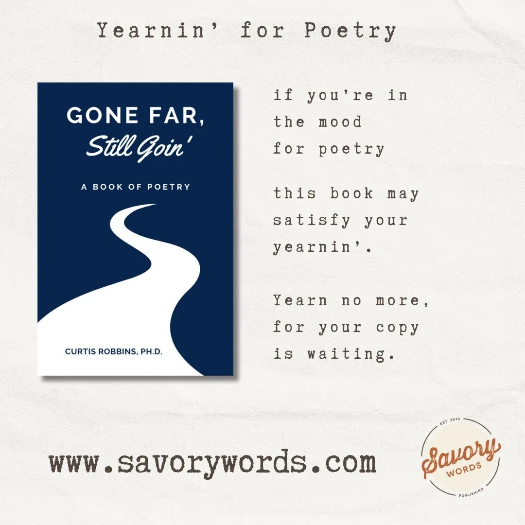 The thrill of a printed book — Savory Words Publishing