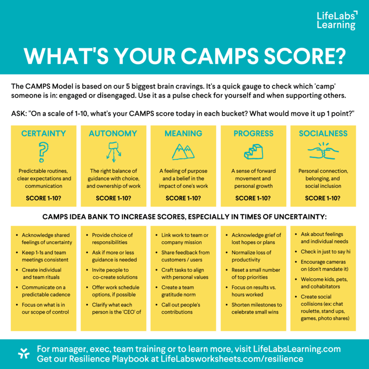 What's your CAMPS Score? Diagnose and fuel team engagement. | Blog ...
