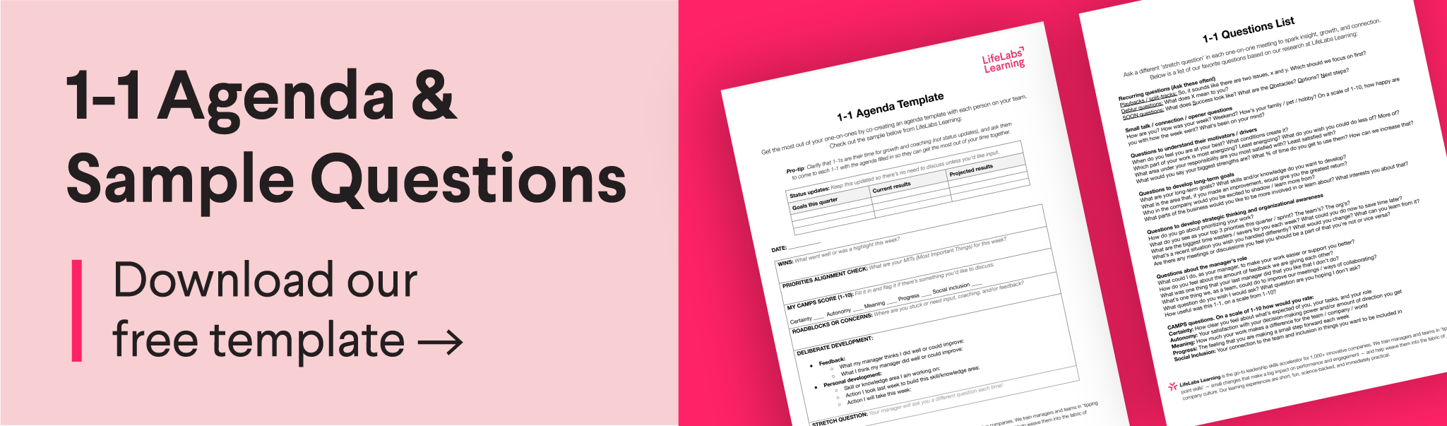 How to Structure One-to-One Meetings: 1-1s Agenda Template [free ...