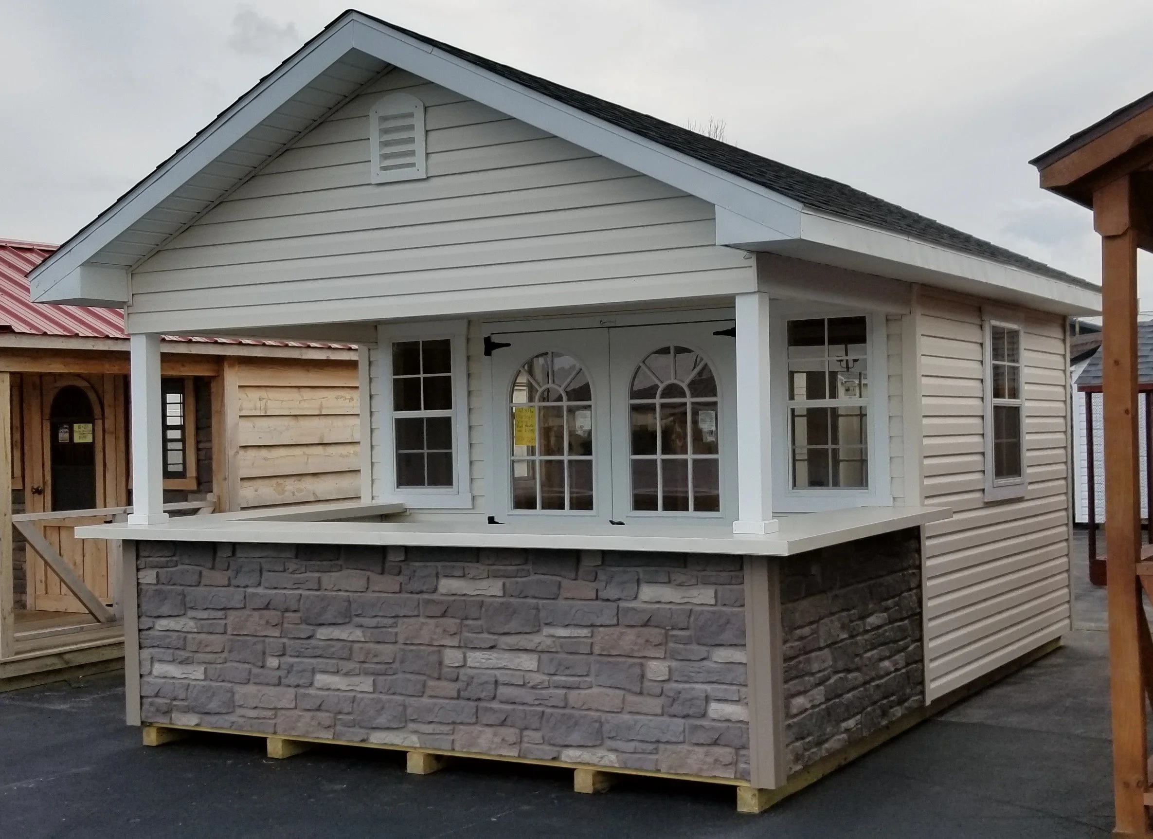 A pool house can be a lovely addition to your backyard for storing pool ...