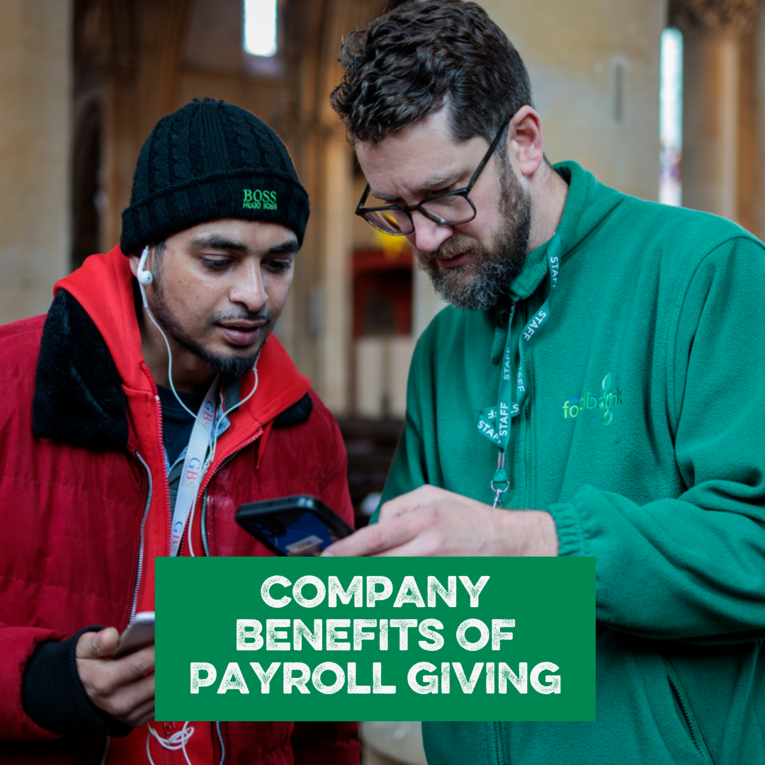 Payroll Giving — Hackney Foodbank