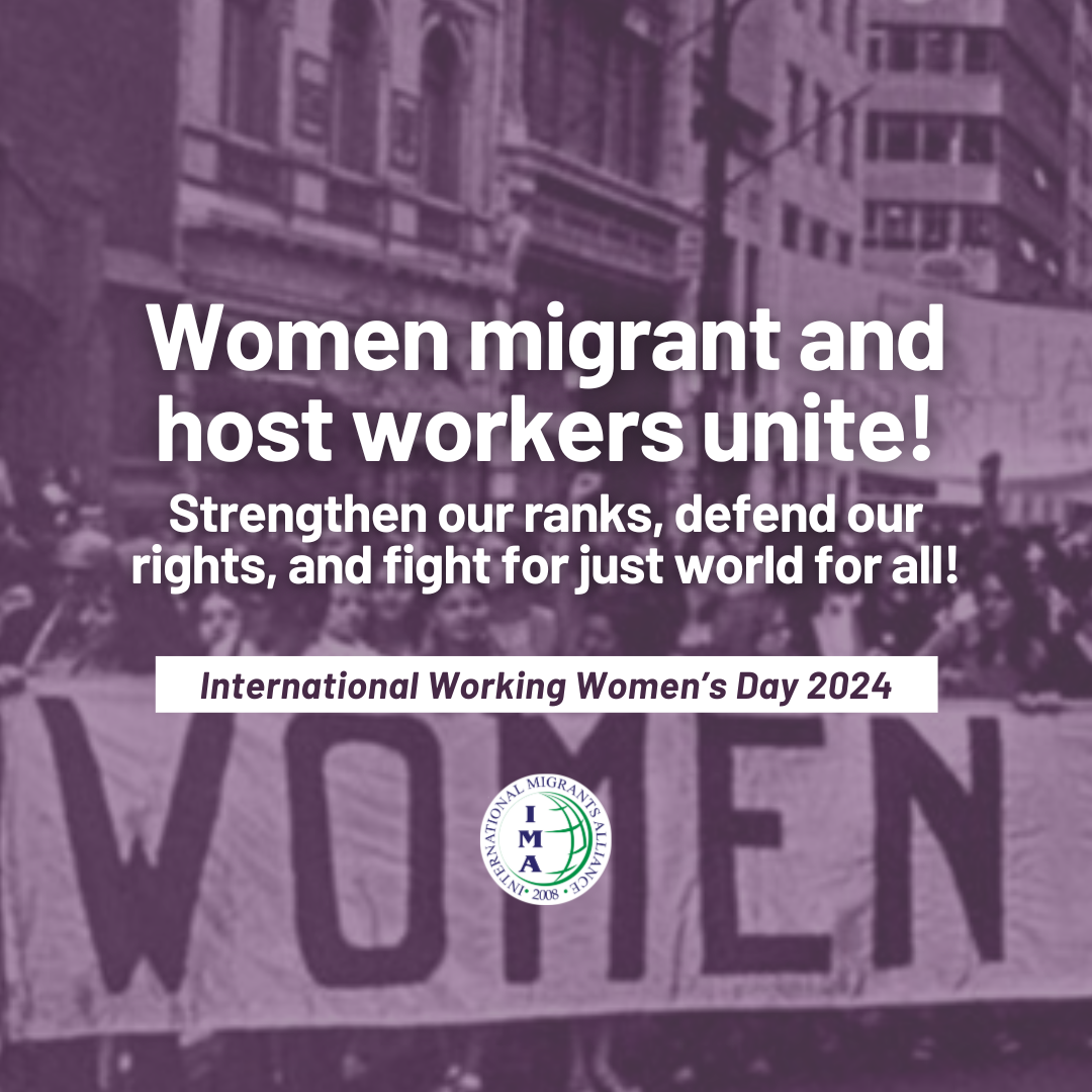 International Migrants Alliance (IMA) — International Migrants Alliance