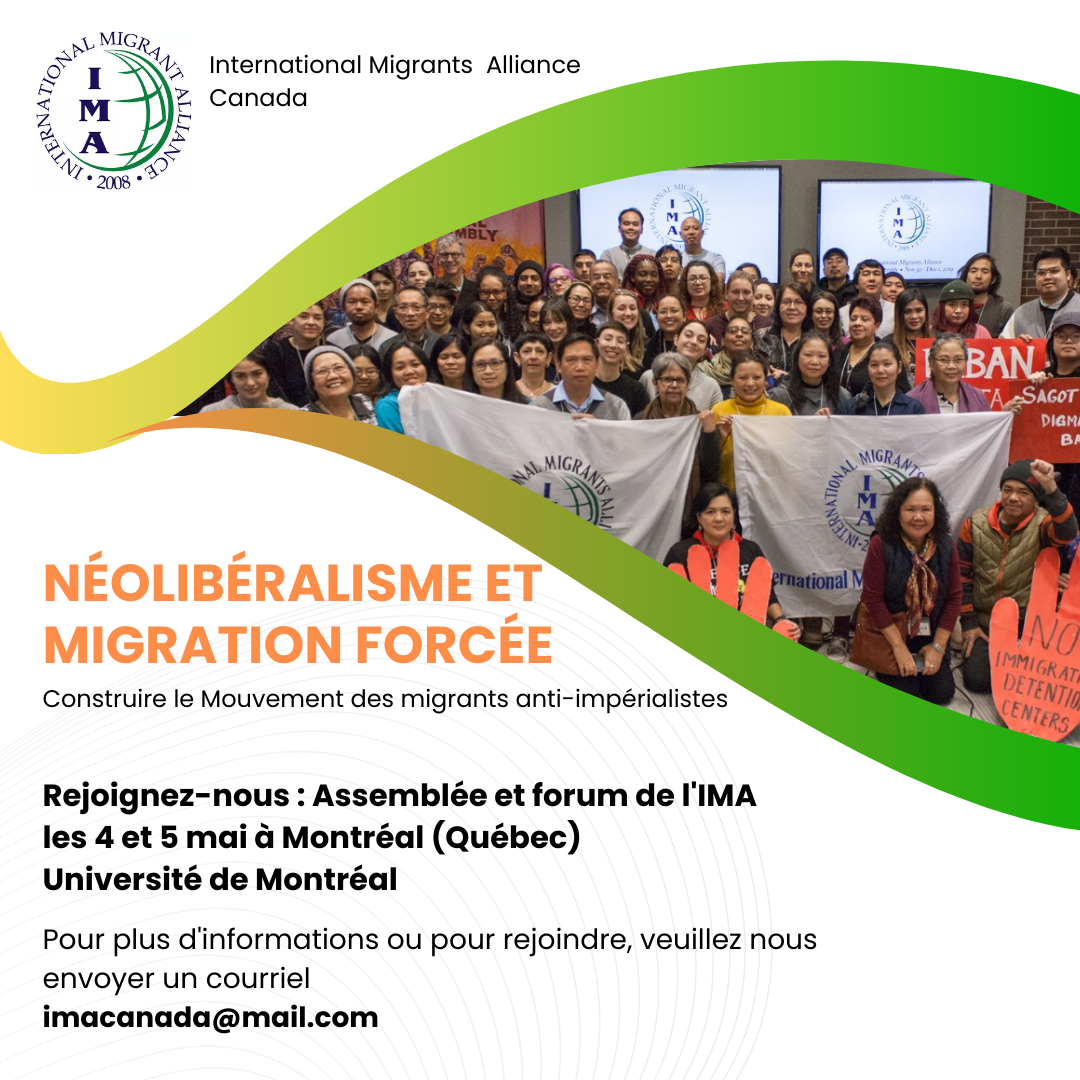 IMA Canada Assembly — International Migrants Alliance
