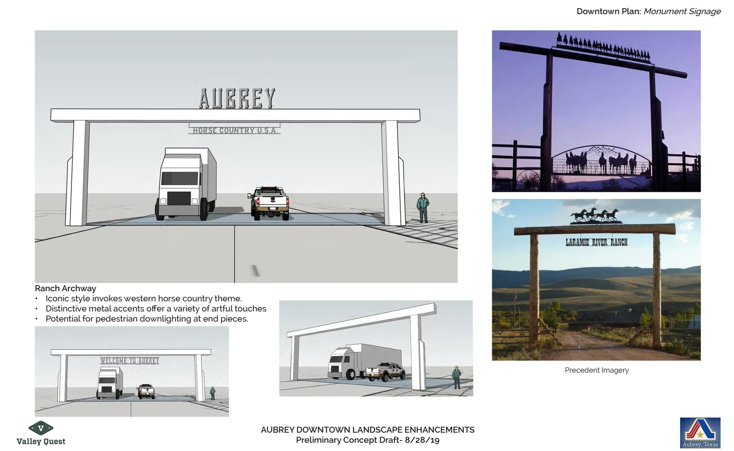 Aubrey Downtown Master Plan — Valley Quest Design | Landscape Architecture