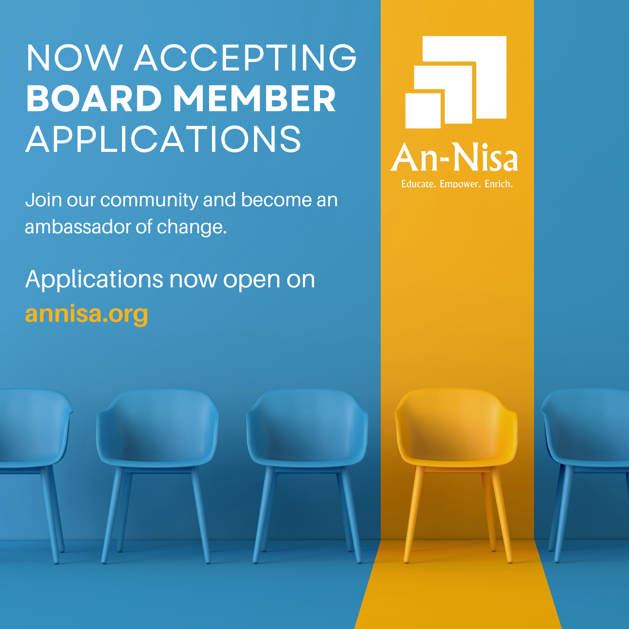 Board Member Application | An-Nisa Hope Center