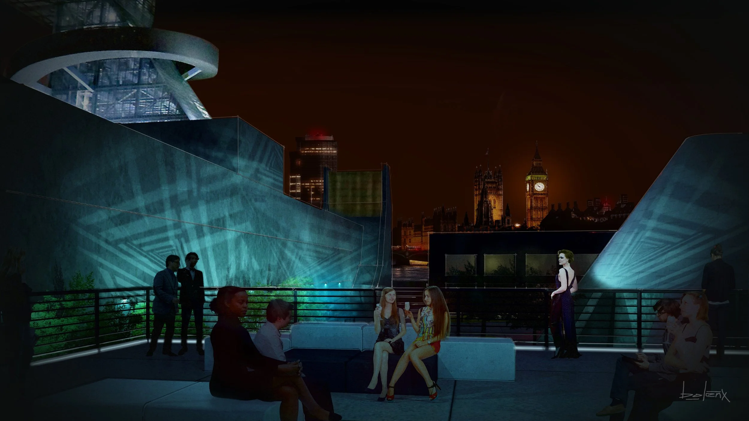 concept illustration — boʊlɛnbɔ