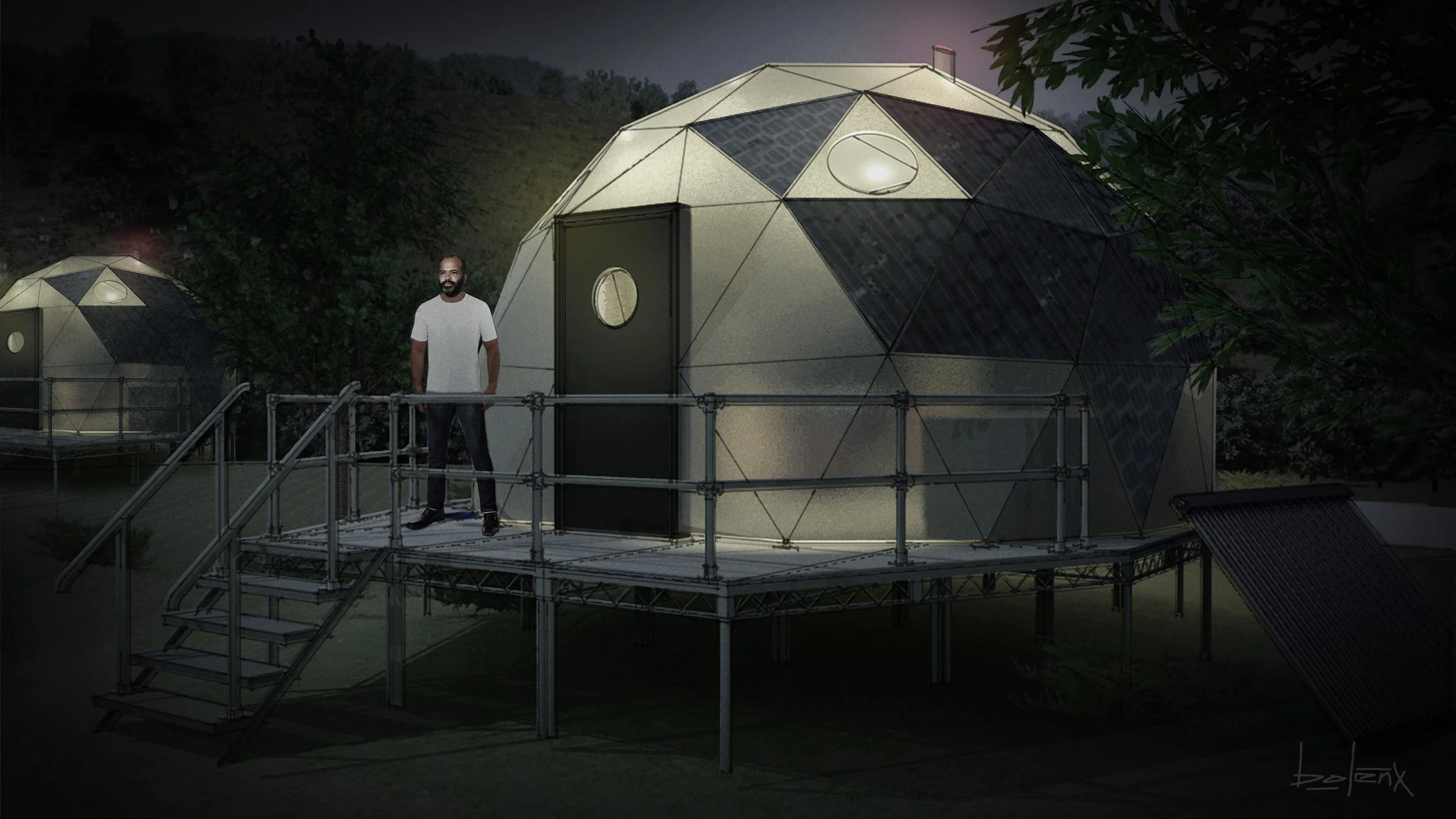 concept illustration — boʊlɛnbɔ