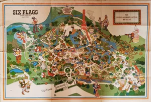 Past Park Maps | Six Flags Over Texas