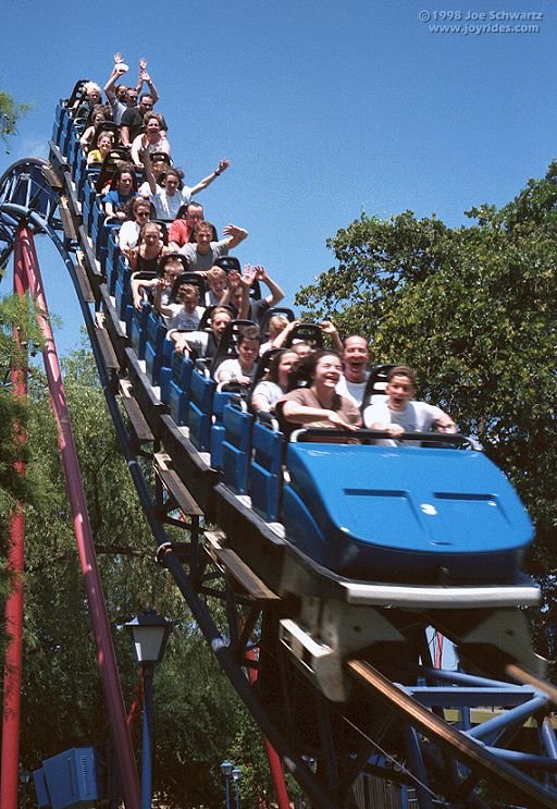 Shock Wave Roller Coaster | Six Flags Over Texas